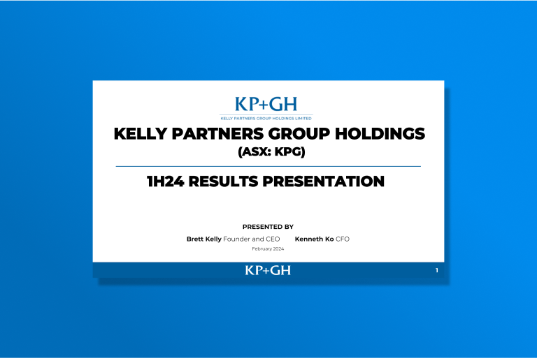 Kelly Partners Group Holdings | ASX:KPG
